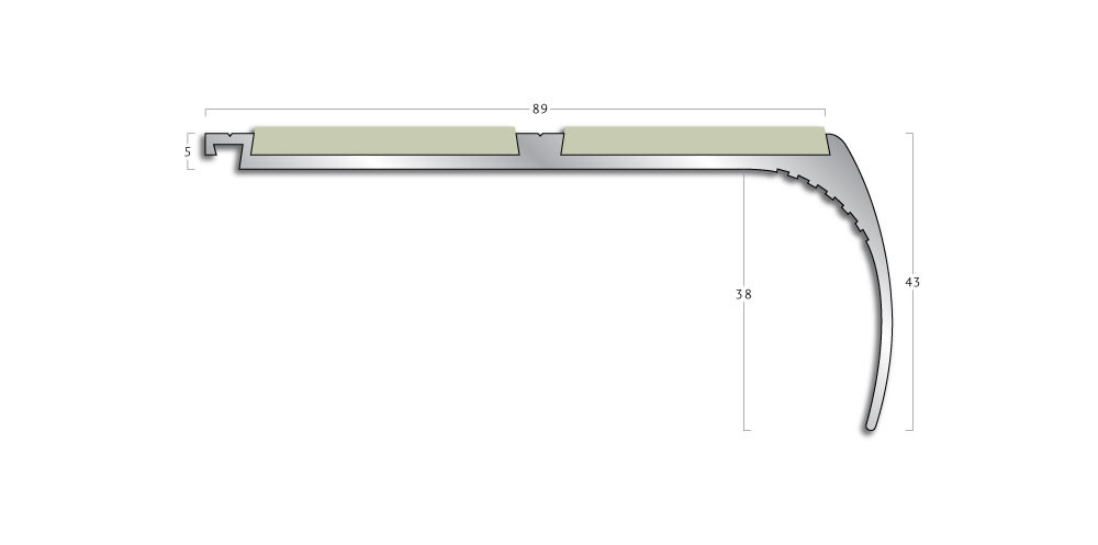 Gradus | G Range | Aluminium Nosings