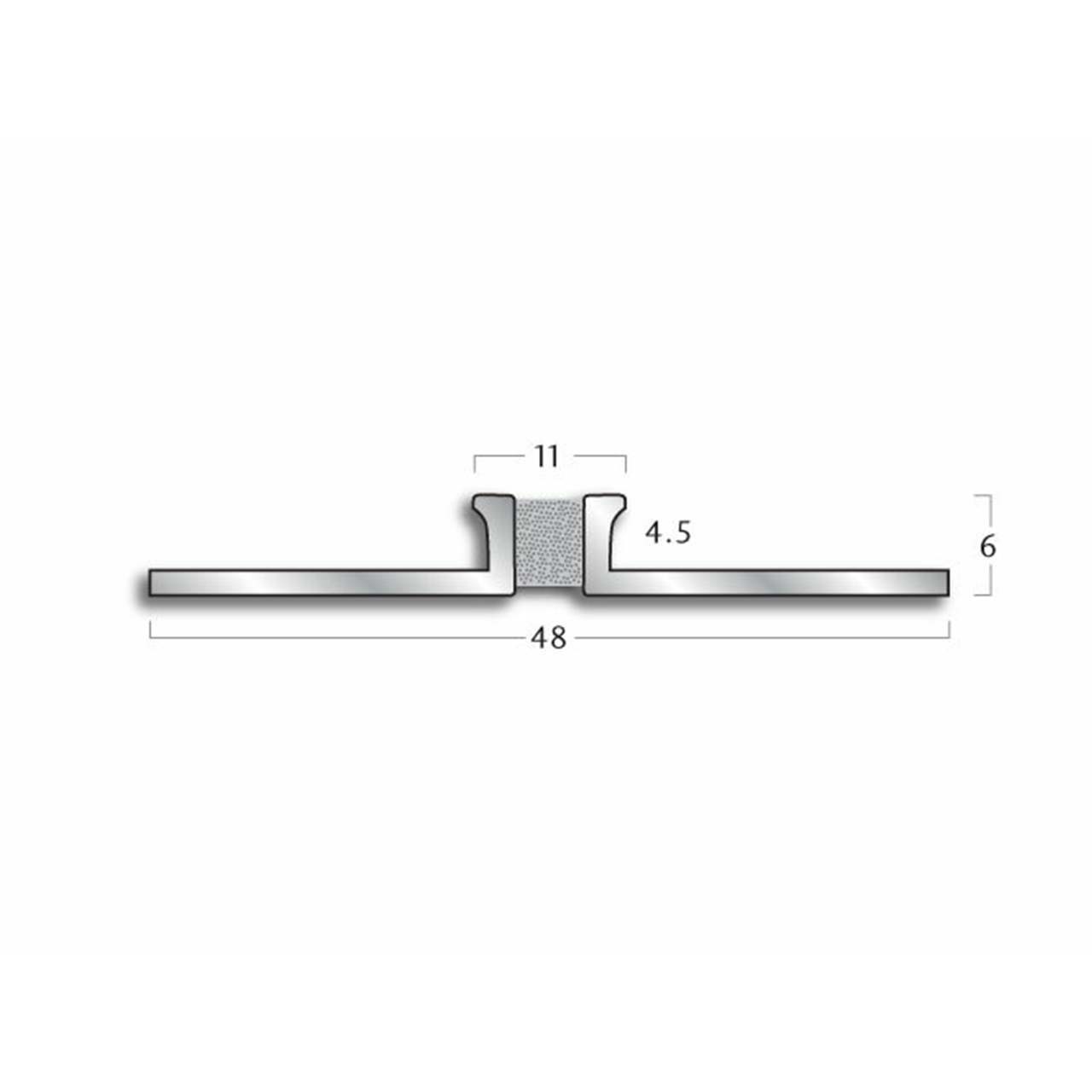 Gradus | Aluminium Movement Joint 2.5m | MJ302SF4