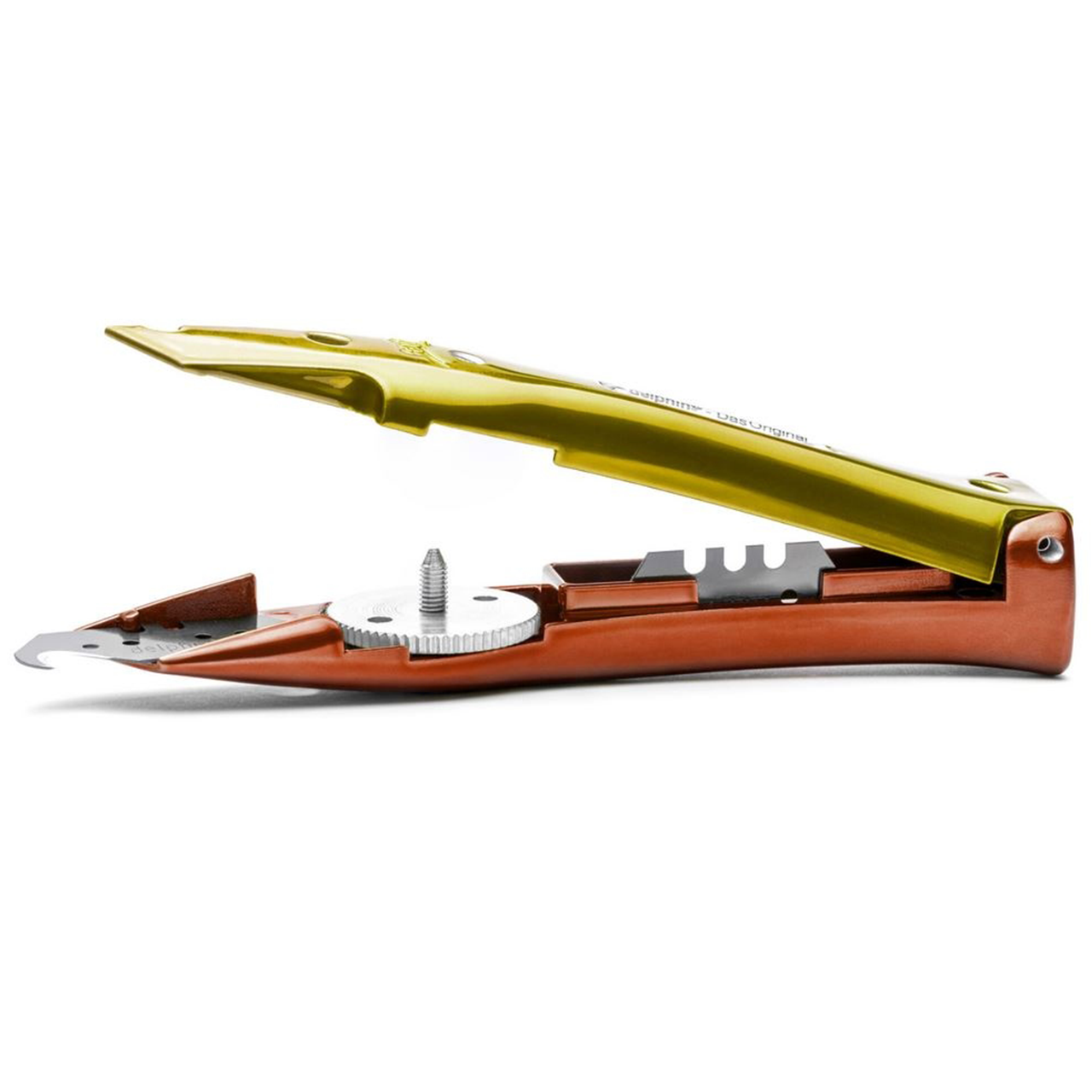 Delphin Knife 03 Style Edition Candy Red & Gold | Delphin Knives