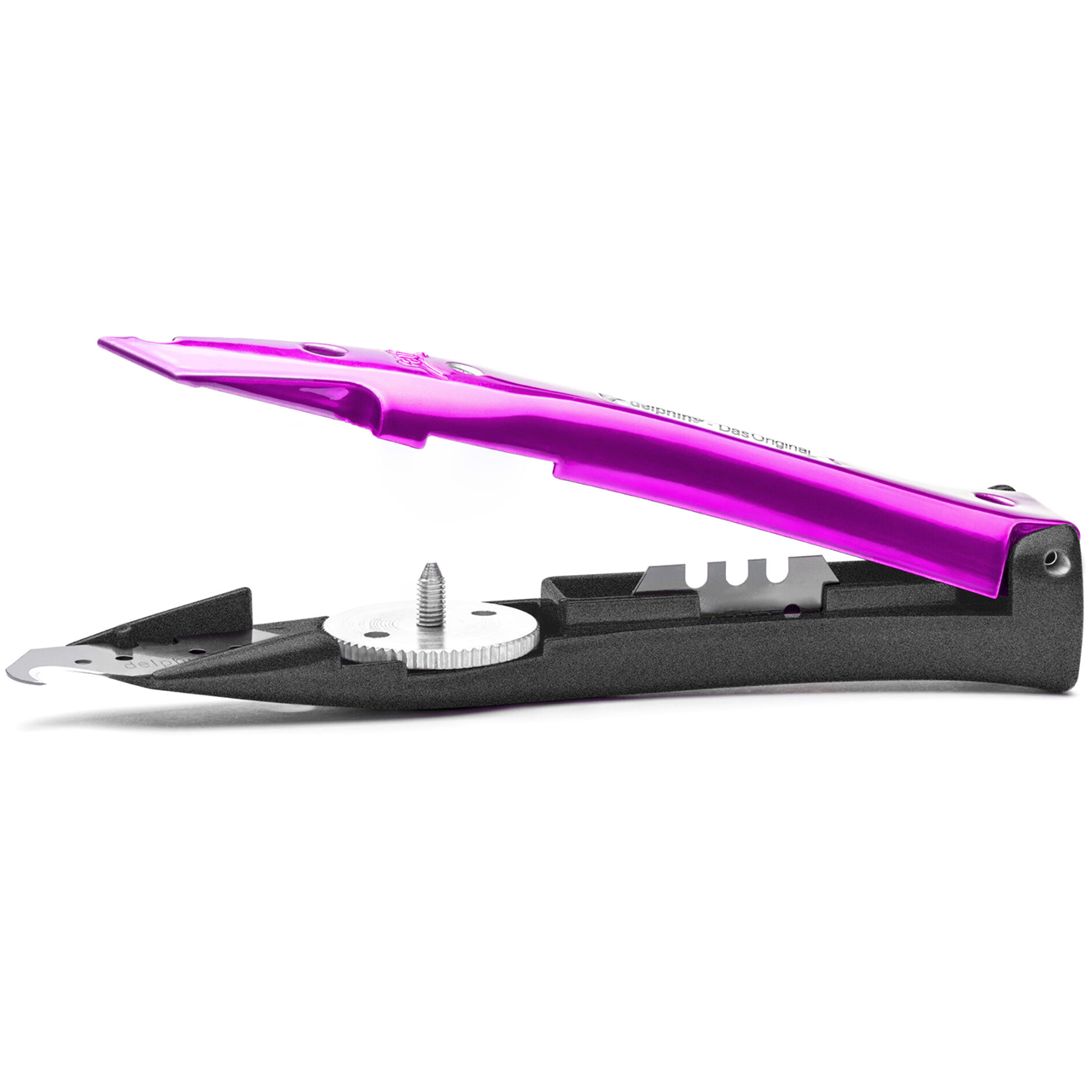 Delphin Knife 03 Style Edition Knife Matt Black & Violet | Delphin Knives