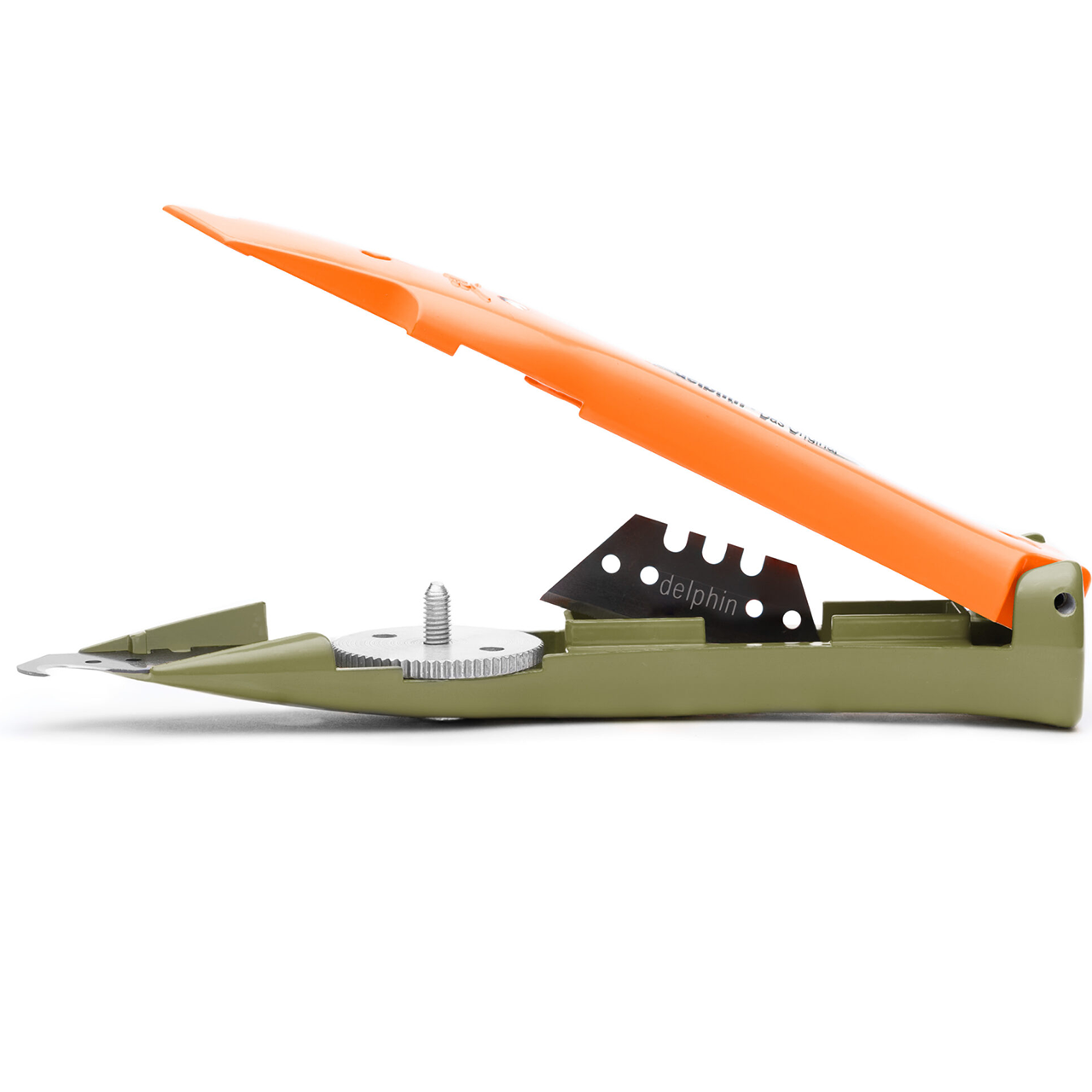 Delphin Knife 03 Club Edition Orange & Olive Green | Delphin Knives