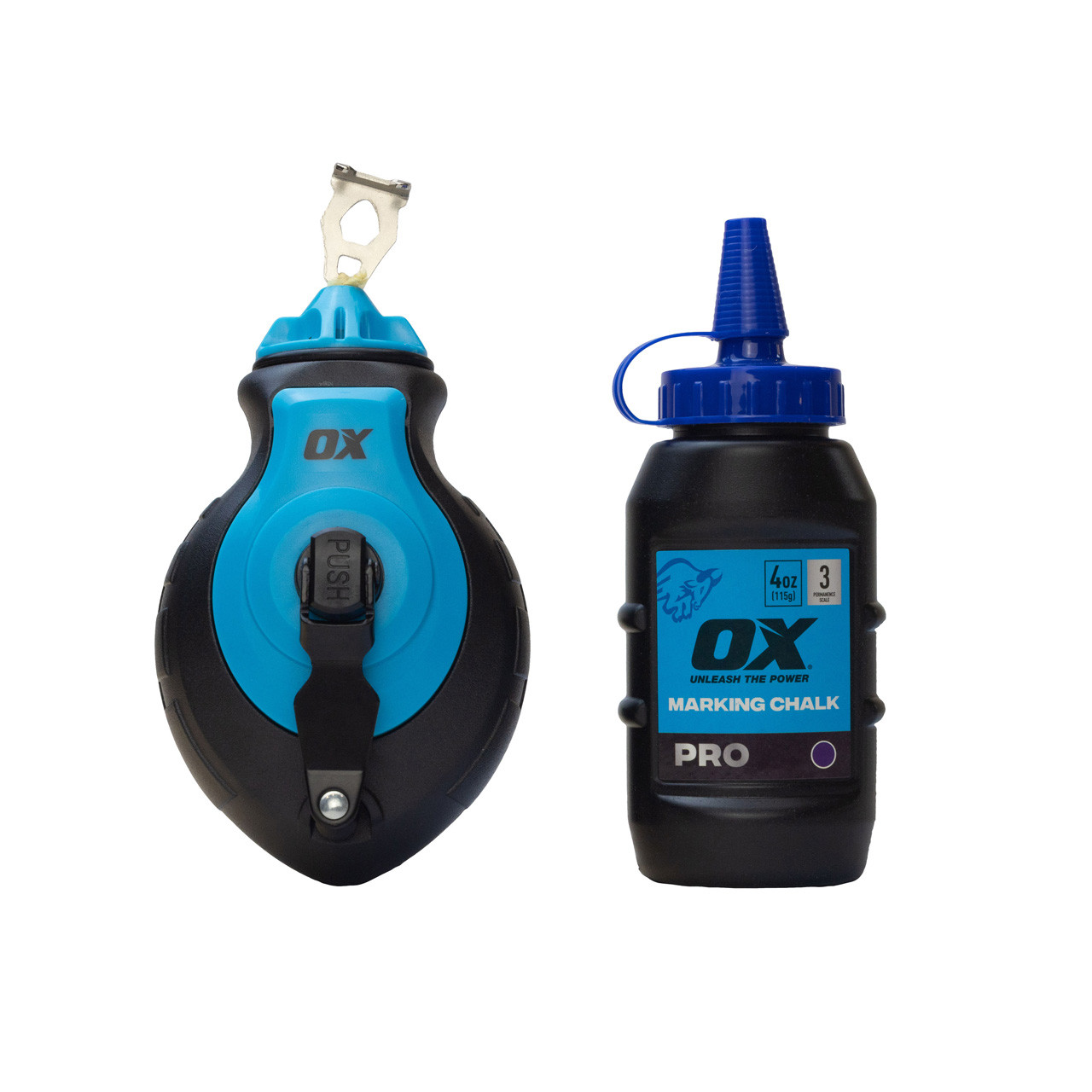 OX Tools Aluminium Kevlar Chalk Line | Flooring Chalk Line Reel