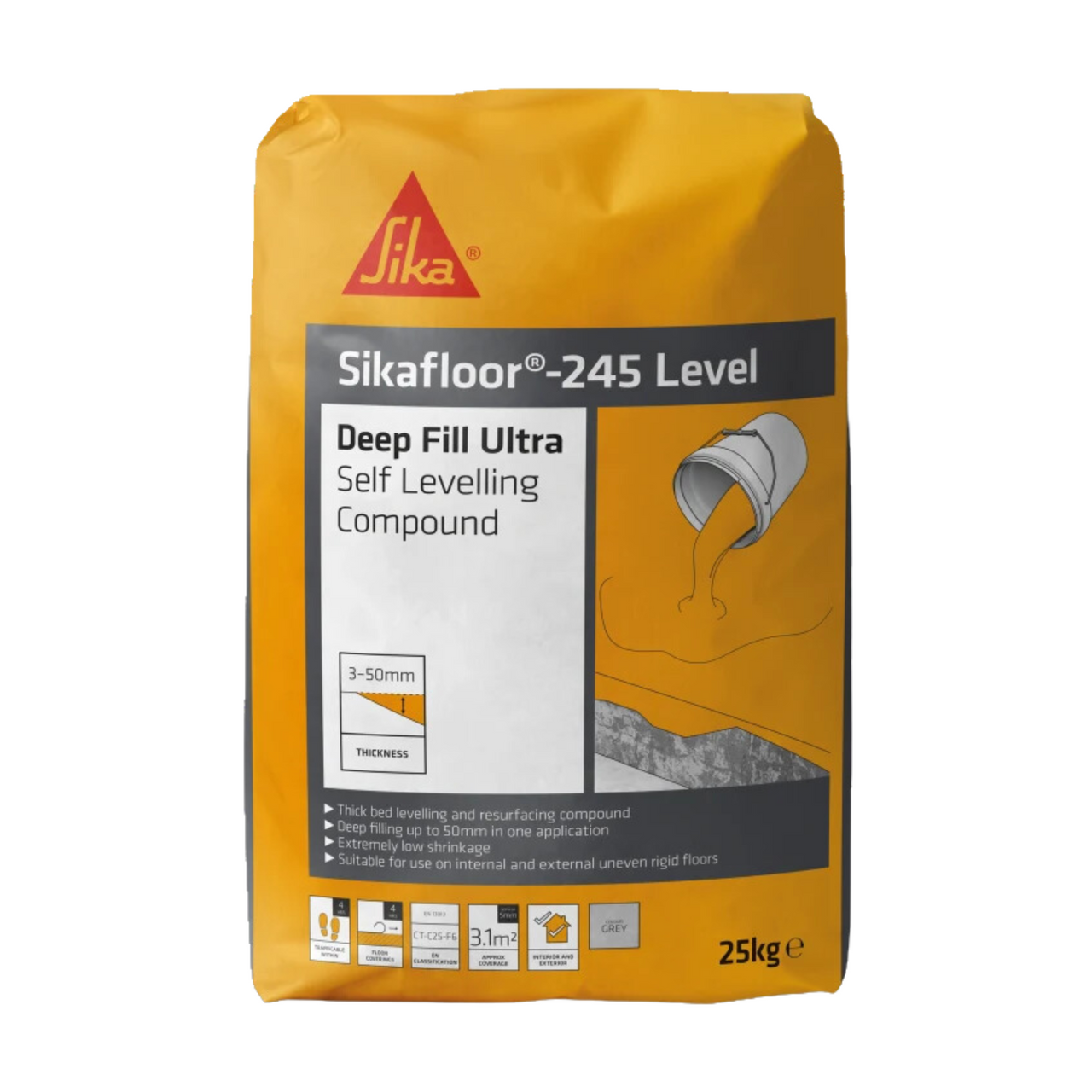 Sikafloor 245 Level Deep Fill Ultra 25kg | Flooring Screeds
