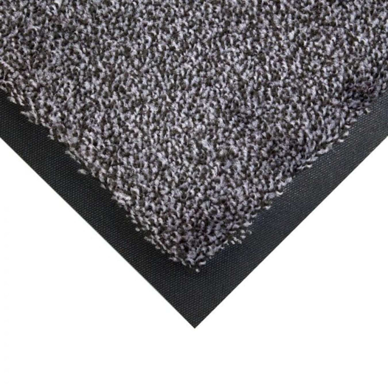 COBAwash Black & Steel Washable Door Mats | Grey Floor Mats