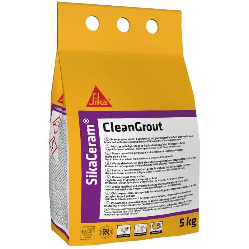 SikaCeram® CleanGrout 4x5kg | Tile Grout | Tiling Materials