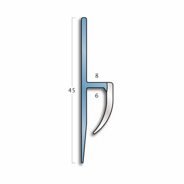 Gradus PVC-u tile cap TC48 Metallic Single Length | Floormart