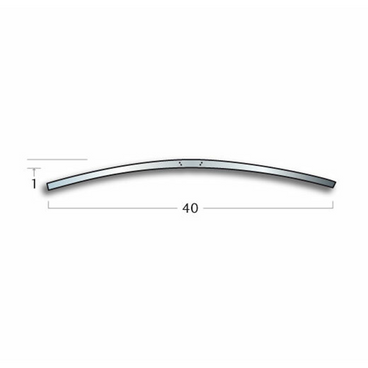Gradus SCSM454 Cover Strip Matt Stainless Steel 2.7m | Floormart