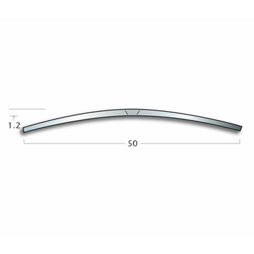 Gradus SCSM455 Cover Strip Matt Stainless Steel 2.7m | Floormart