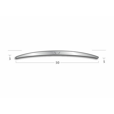 Gradus ACS463F3 Cover Strip 2.7m | Aluminium Floor Trim