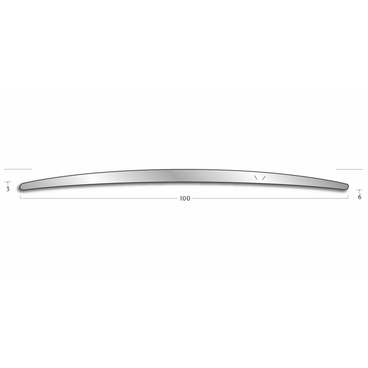 Gradus AJC466SF4 Aluminium Cover Strip 2.7m | Floor Trim