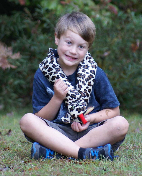 Snuggle Snake (Leopard) for Kids - Weighted, Washable | Grampa's Garden