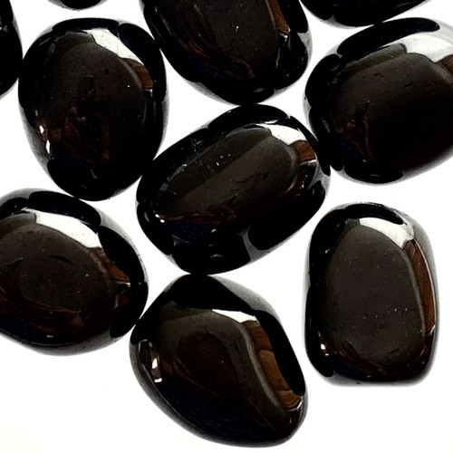 JET TUMBLED STONES | PEACE LOVE CRYSTALS