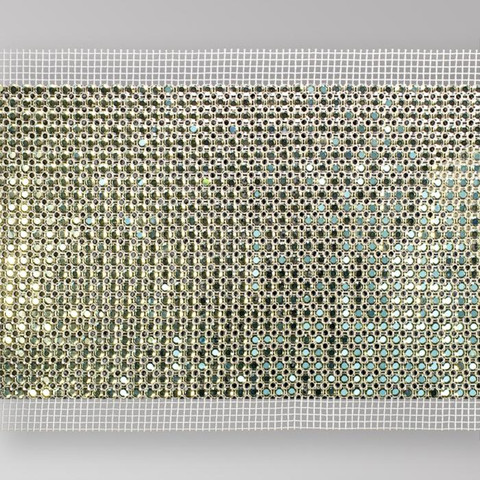 24-row Crystal, Sliver Plated ss 20 Flat Back Extra Roses Banding ...