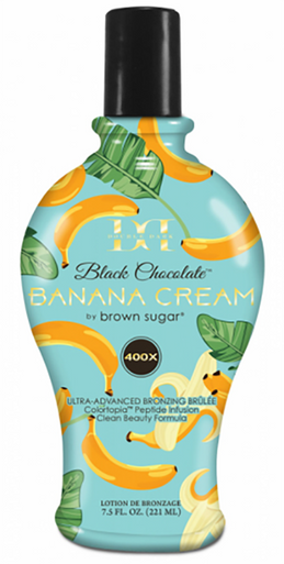 Double Dark Black Chocolate Banana Cream - 221ml