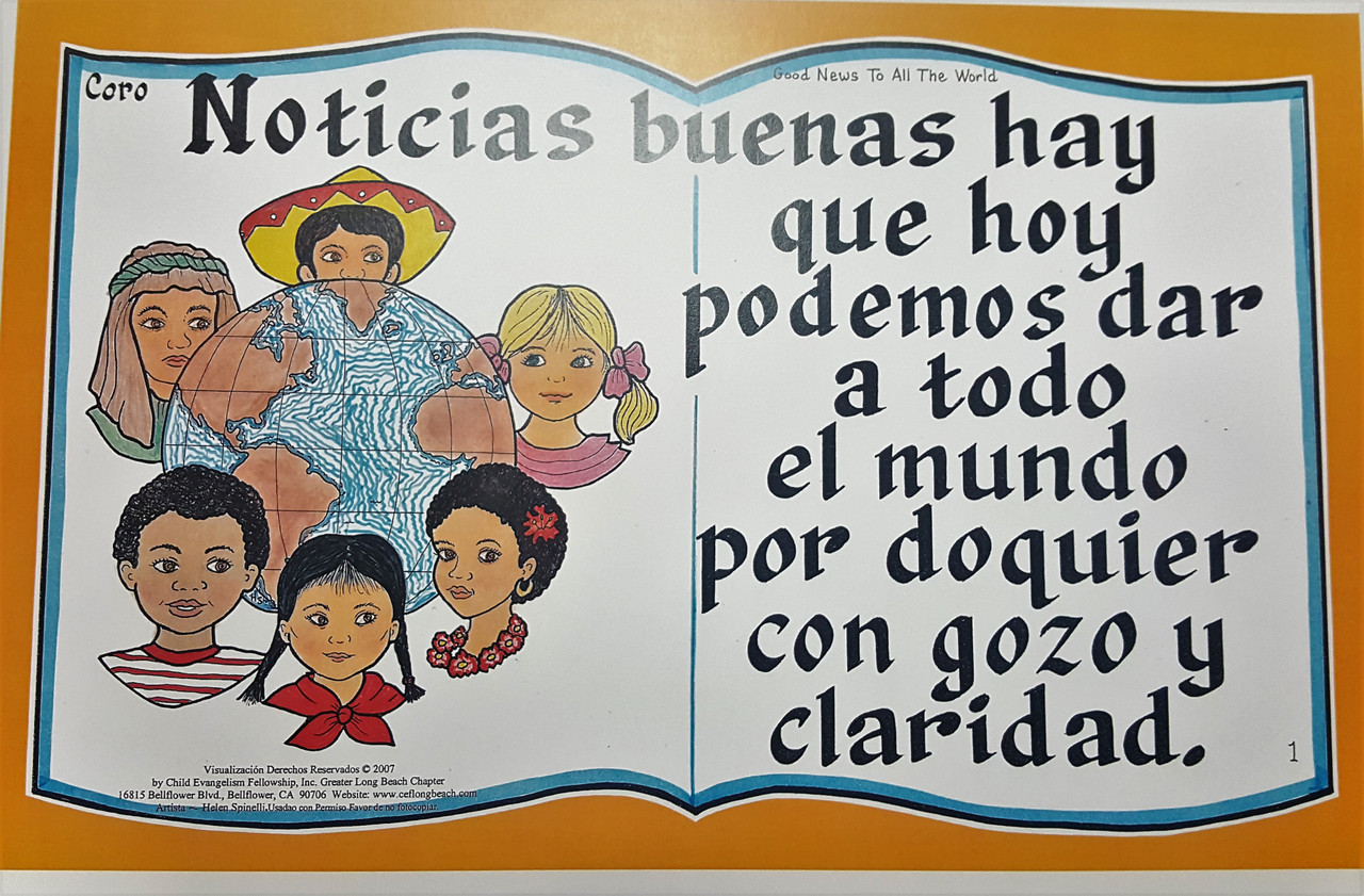 Noticias Buenas Hay (Good News To The World) - Child Evangelism ...