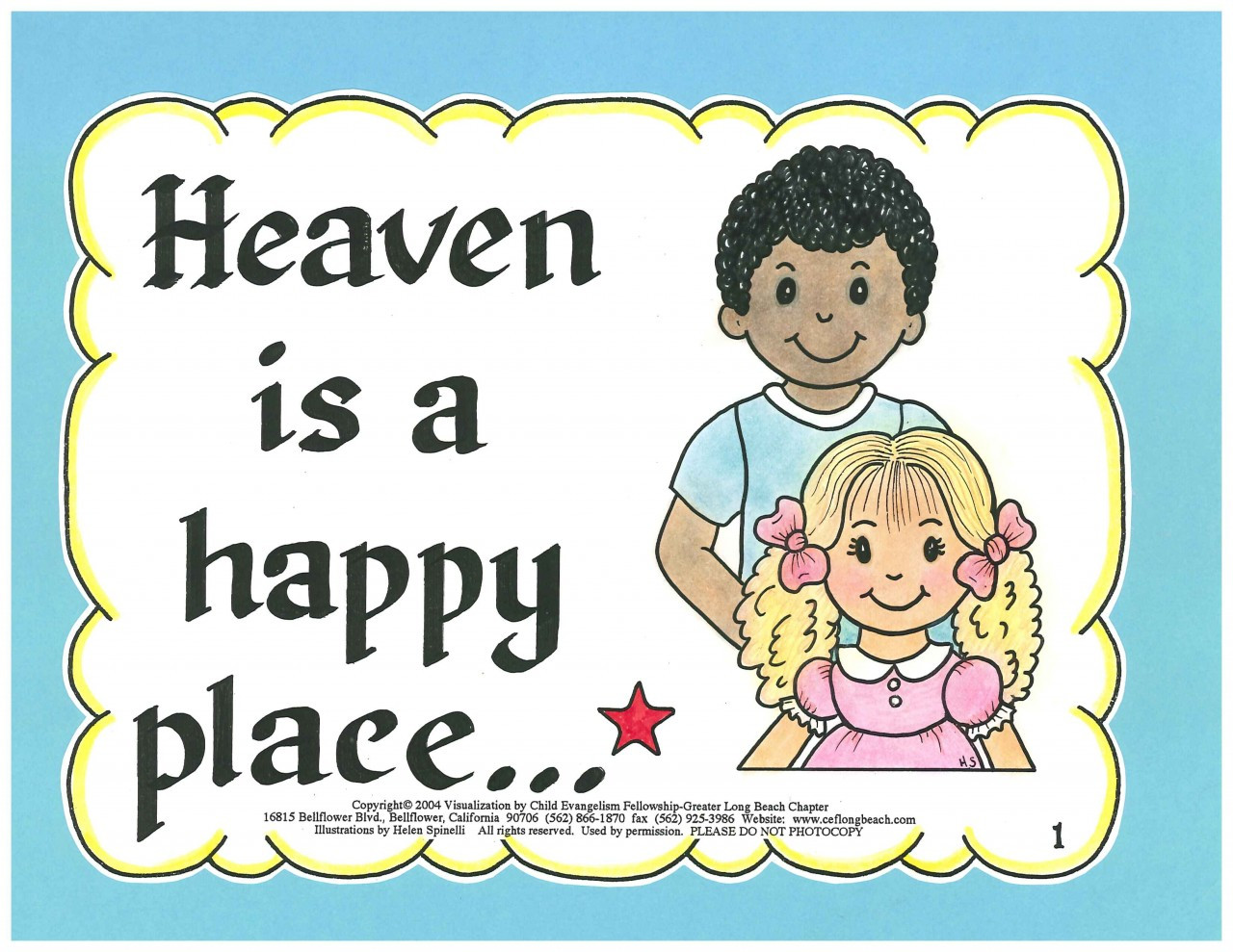 Heaven is a Happy Place - Child Evangelism Fellowship Store