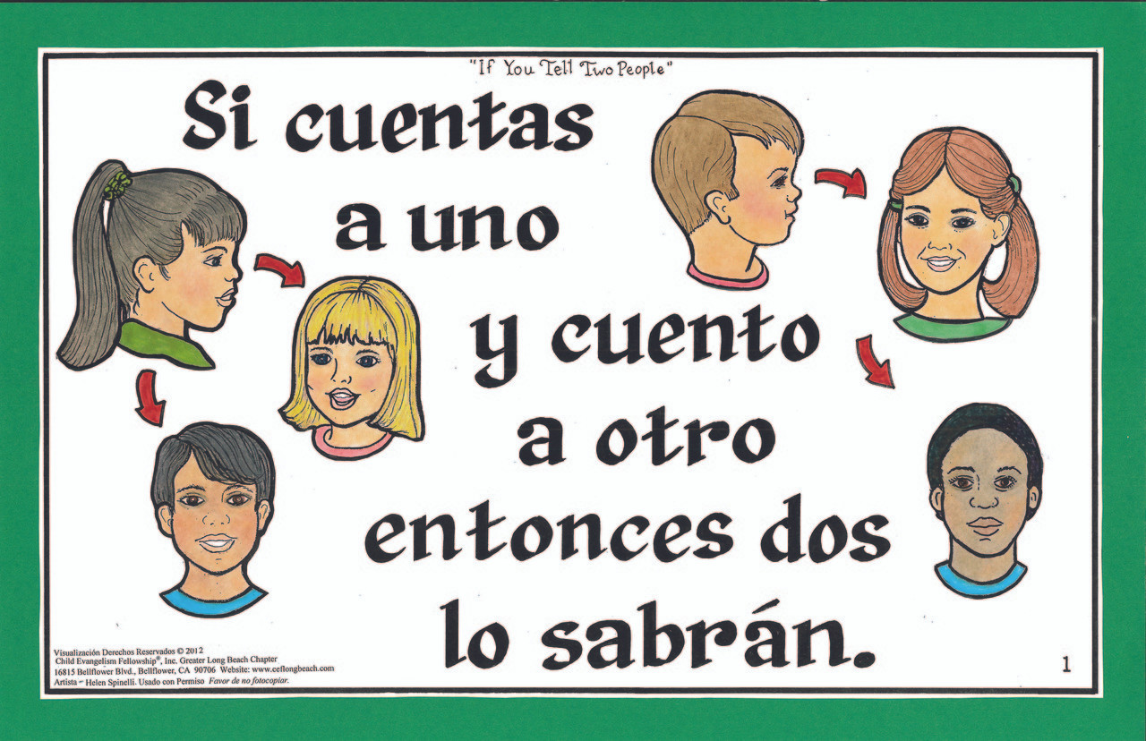 Si cuentas a uno (If I Tell Two People) - Child Evangelism Fellowship Store