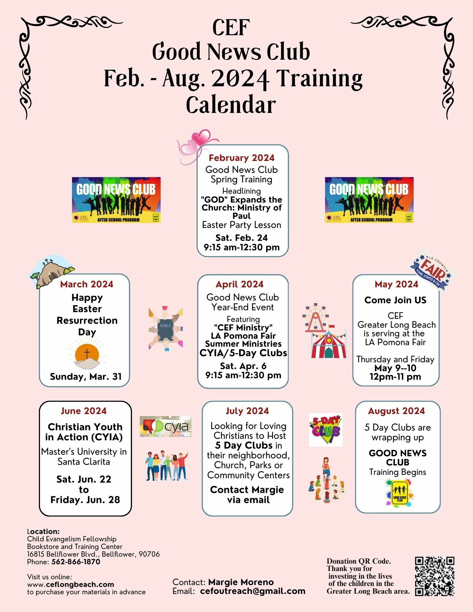 CEF 2024 Good News Club Training Events