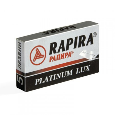 Rapira 'Platinum Lux' Double Edge Safety Razor Blades | Agent Shave