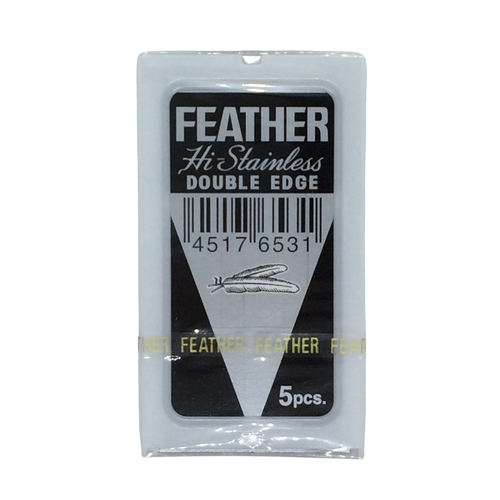 Feather Hi-Stainless Platinum Safety Razor Blades | Agent Shave