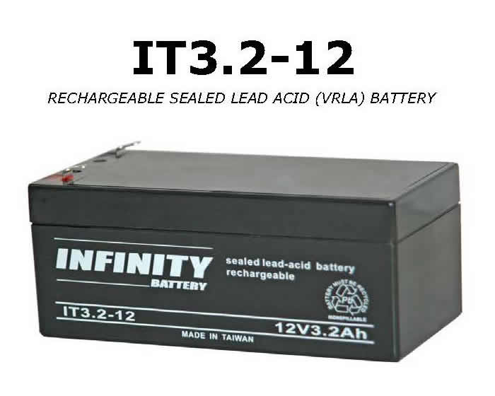 Infinity 12V / 3.2Ah - Vancouver Battery Corp