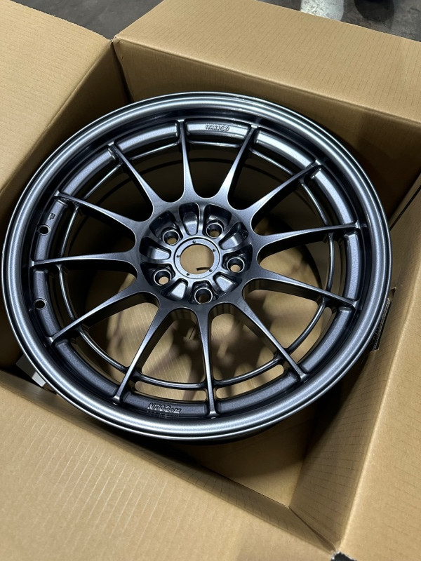 Enkei Racing NT03+M 18x9.5 5x114.3 40mm Offset 72.6mm Bore Gunmetal ...