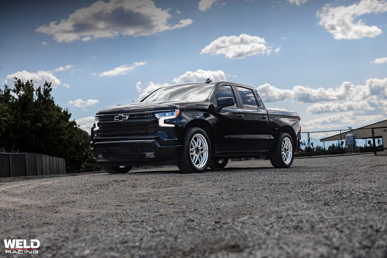 WELD Silverado Sierra Laguna Black Wheel 22x9.5 | 6x139.7 BC (6x5.5 ...