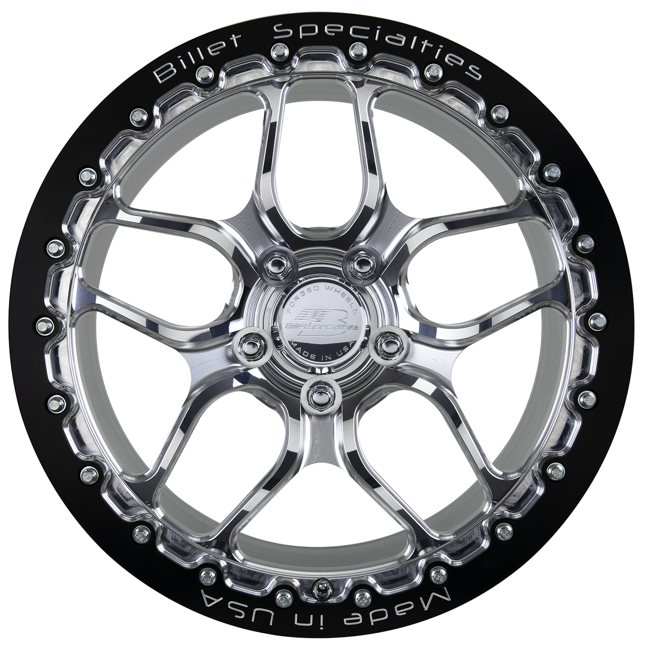 Billet Specialties Win Lite 17x10 | 5x115 BC | 6.5in BS Single BeadLock ...