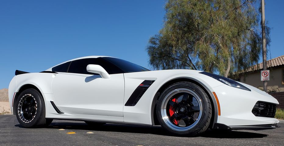 Forgestar D5 Beadlock Wheel C6 C7 Corvette Z06 Z07 Black 18x12 +56 5x4 ...