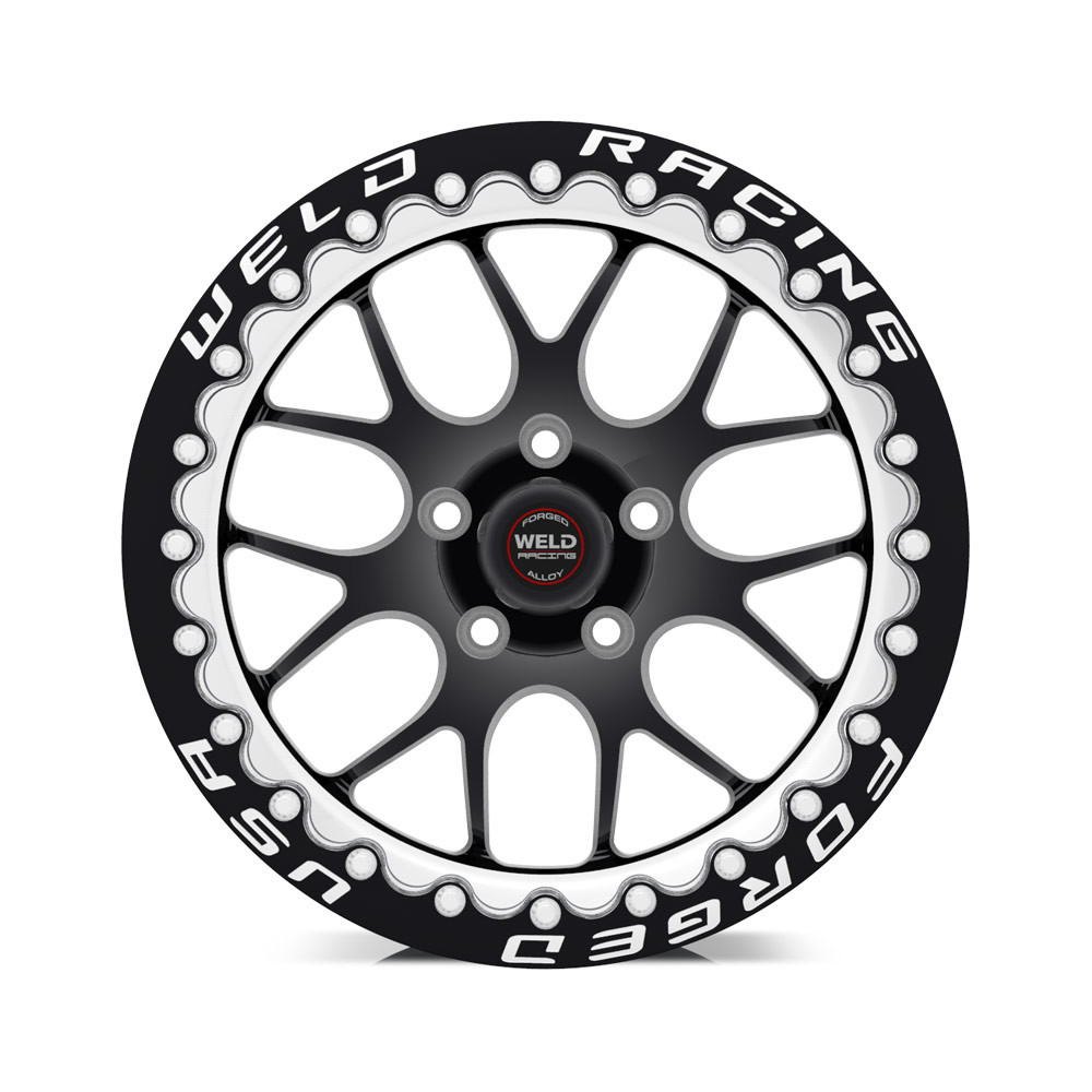 Weld Racing RT-S S77 17x10 / 5x115mm BP / 5.2in. BS Black Drag Wheel ...