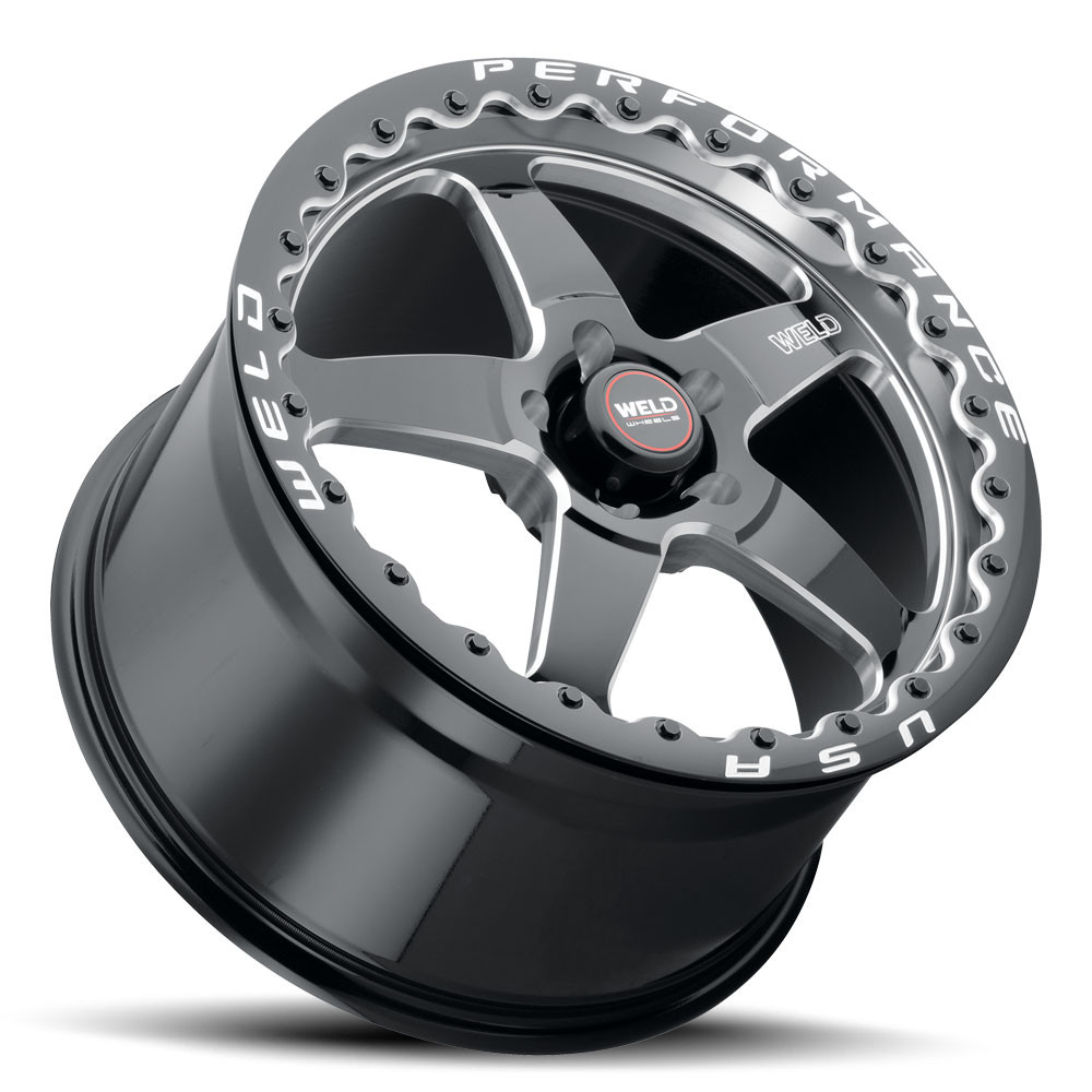 WELD Ventura 5 Beadlock Drag Z06 C6 C7 ZR1 Black Wheel 18x12 | 5x120.65 ...