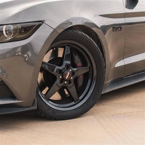 Race Star 92 Drag Star Mustang GT S197 S550 S650 18x5 Gloss Black Wheel ...
