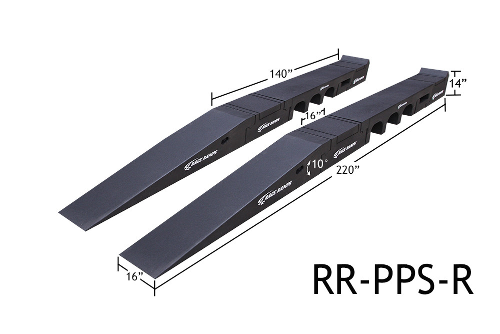 Race Ramps Portable Pit Stop Ramp RACER 14" Lift (Set of 2) RR-PPS-R ...