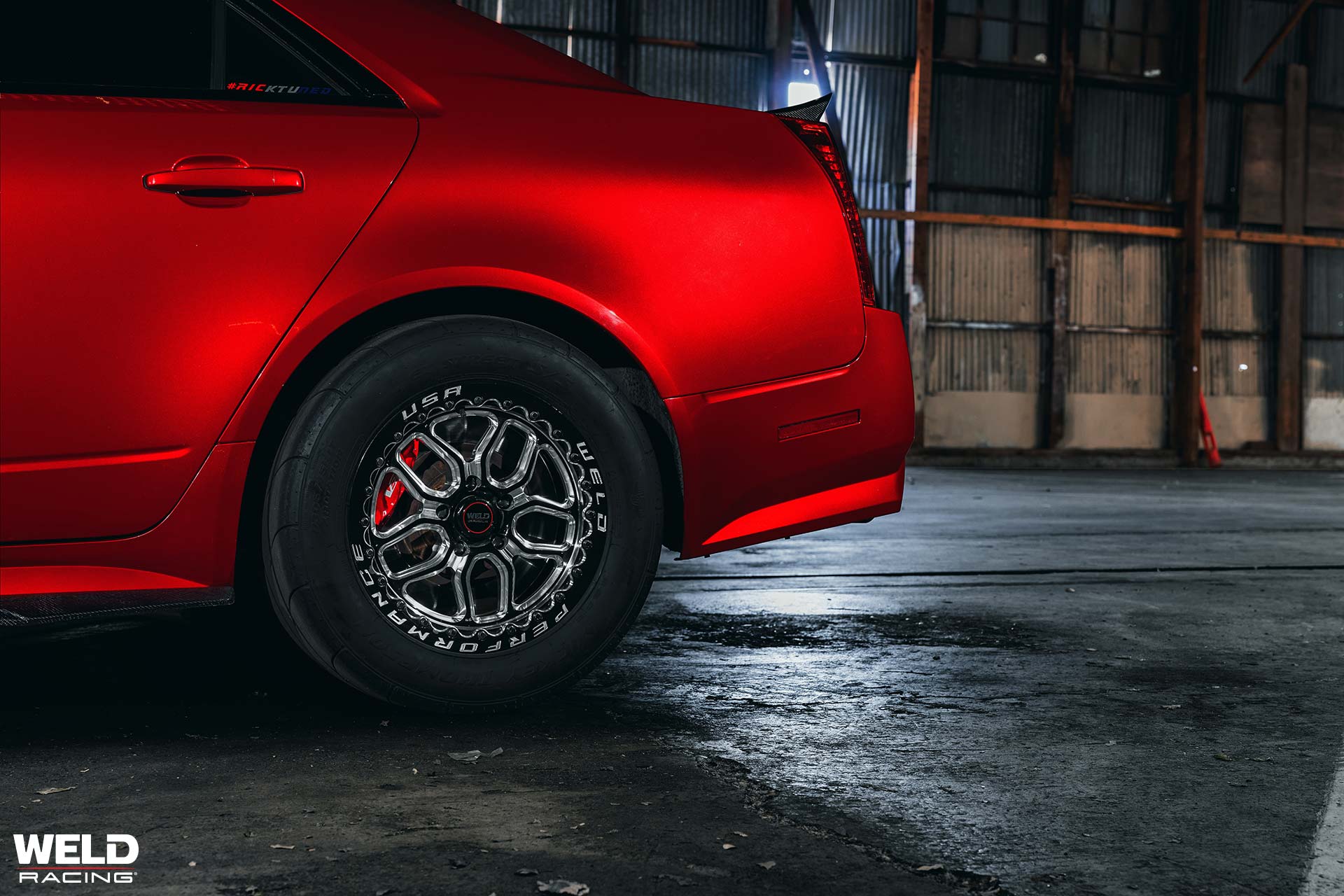 WELD Laguna Beadlock 17x10 Wheels and Front 18x5 Skinnies for 2009-2014 ...