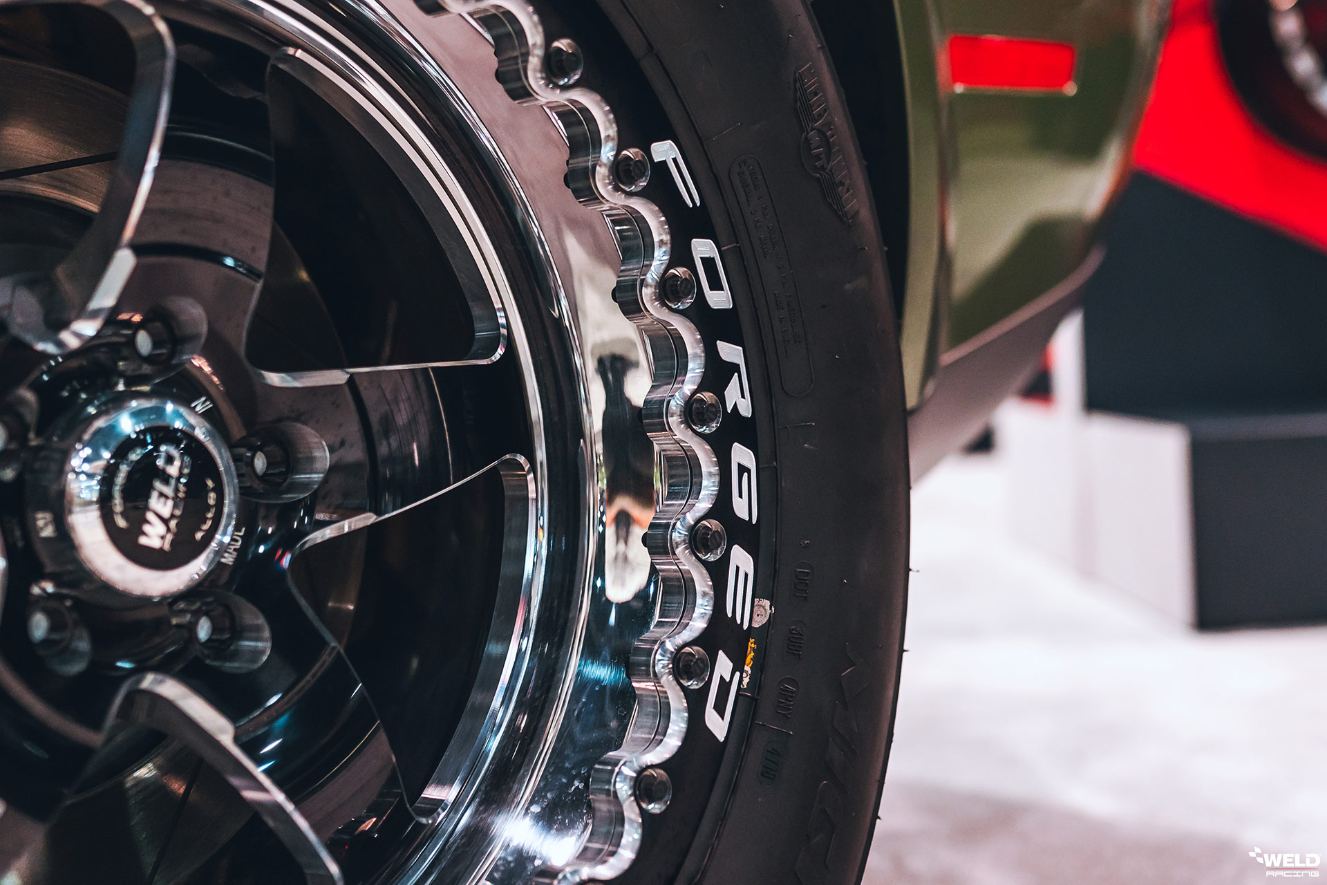 Weld S71 Beadlock Drag Wheels on Goldberg's Dodge Challenger Demon F8 ...