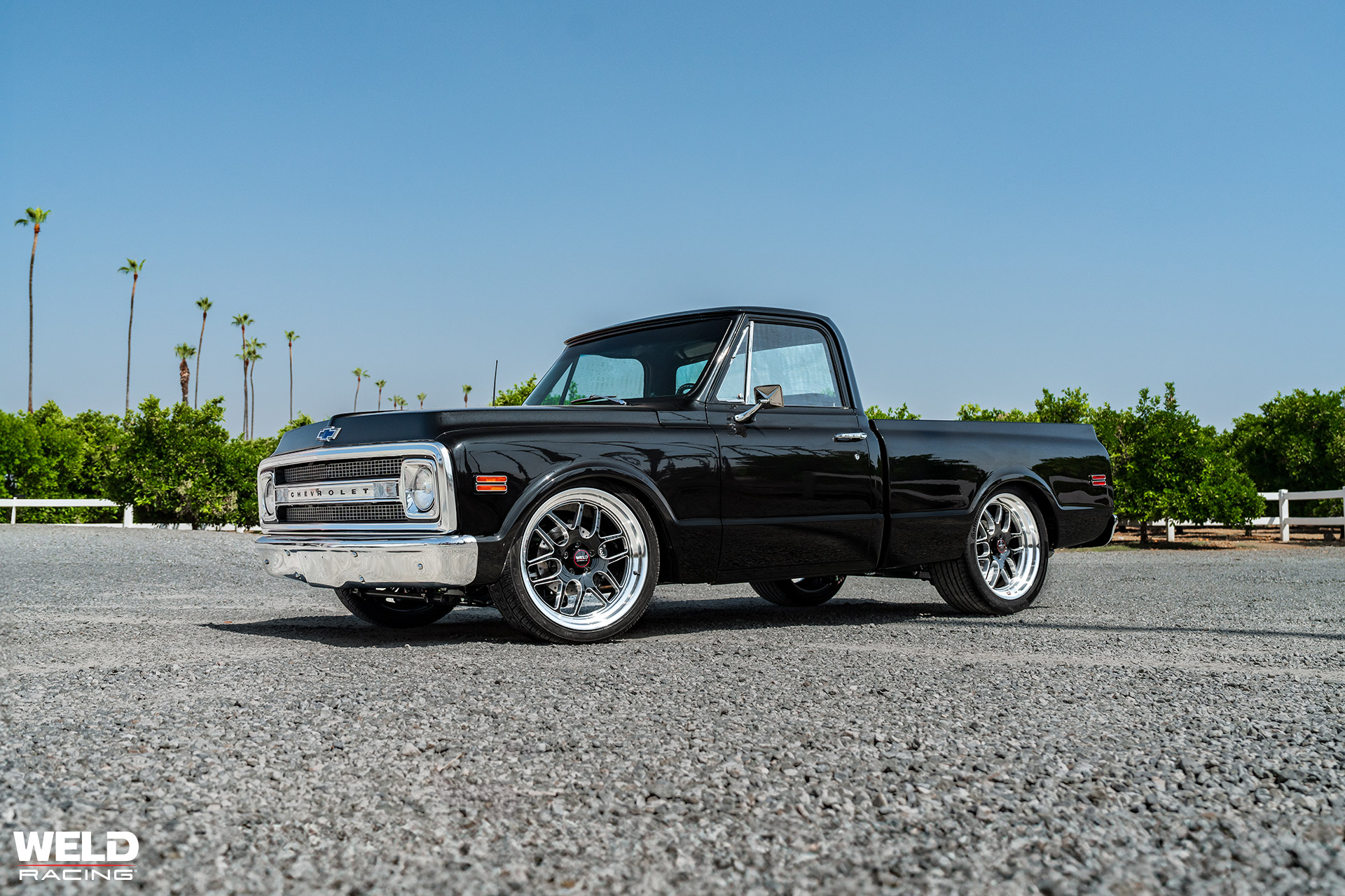 Classic Muscle Meets Modern Muscle WELD Solana Wheels Elevate Your Chevy C10 Now Available TX2K25 Race Ready DragRacingWheels
