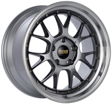 BBS LM-R 19x9.5 5x112 ET38 Diamond Black Center Diamond Cut Lip Wheel ...