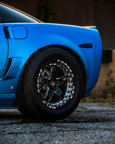 Weld Racing C6 C7 Z06 RT-S S71 17x11 / 5x4.75 BP / 7.7in. BS Black Drag ...