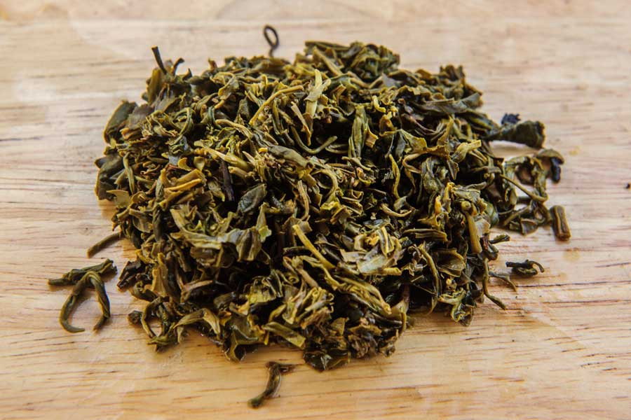 Autumn Jade jasmine tea: wild green tea and fragrant jasmine