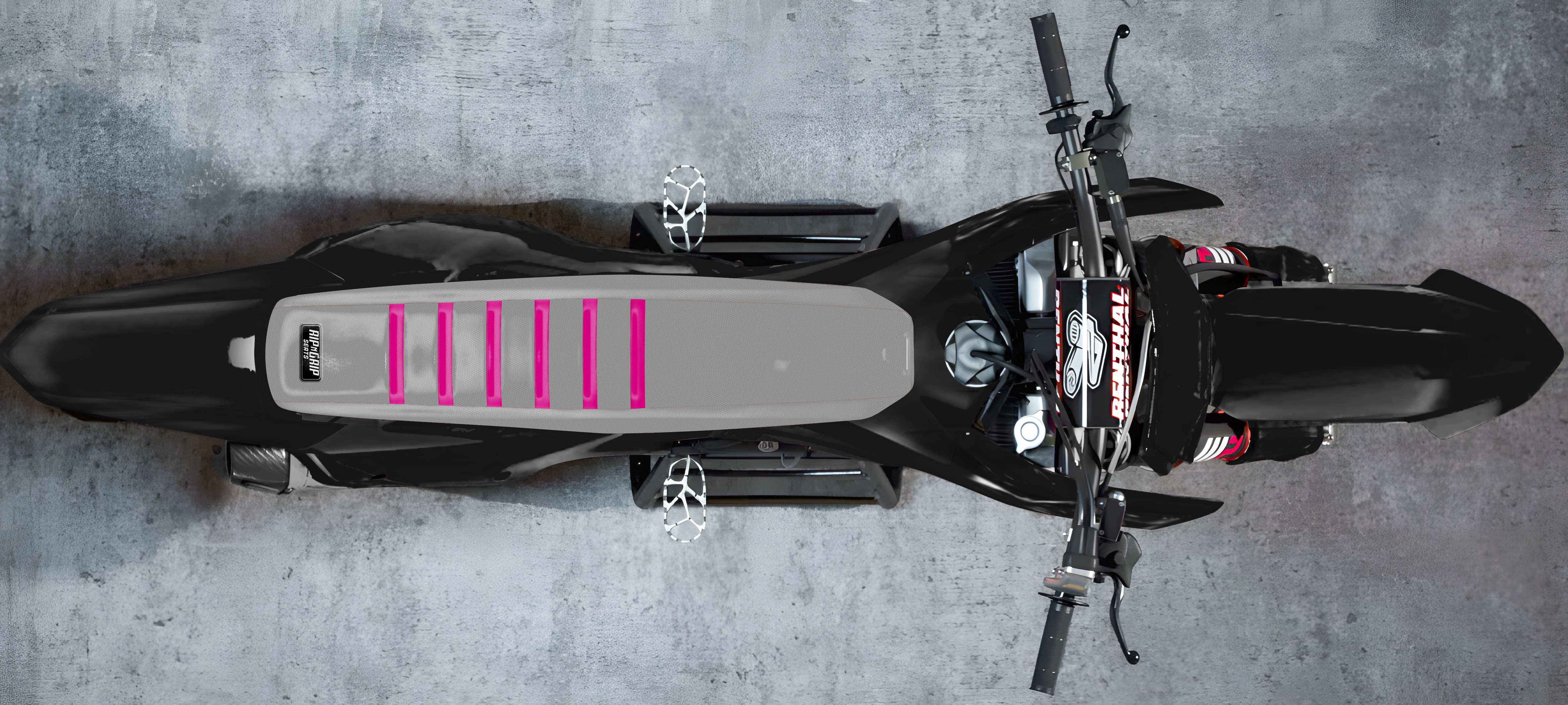 GREY TOP/GREY SIDES/PINK RIBS (KAWASAKI) - DMK Designs | Performance ...