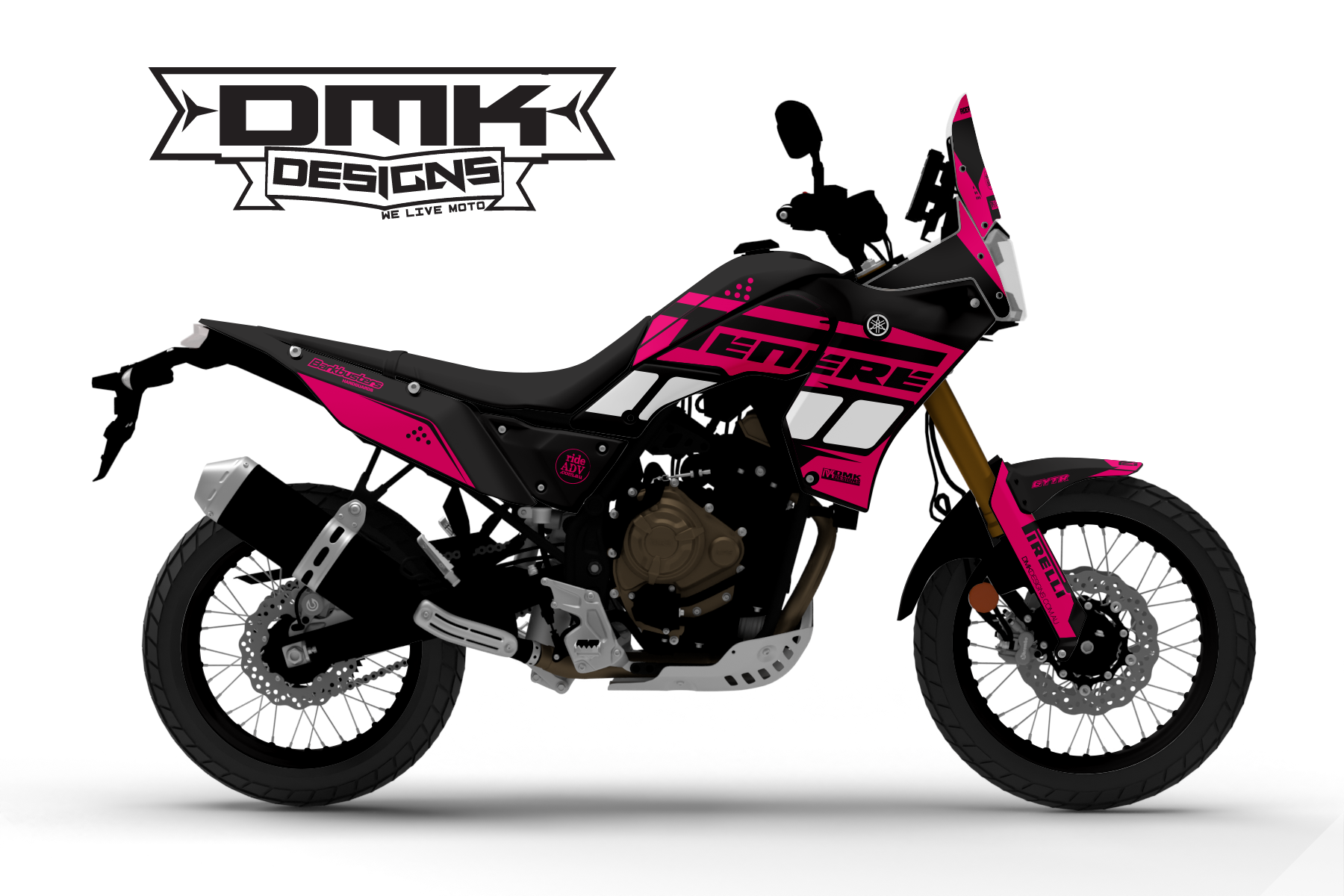 Pink Raid Series Tenere 700 - DMK Designs | Performance & Style