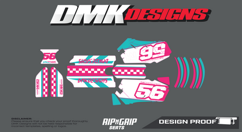 STACYC ELECTRIC GRAPHIC KIT 12" & 16" (PINK/AQUA) - DMK Designs ...