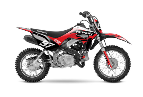 CRF110 KIT (RED/BLACK) - DMK Designs | Performance & Style
