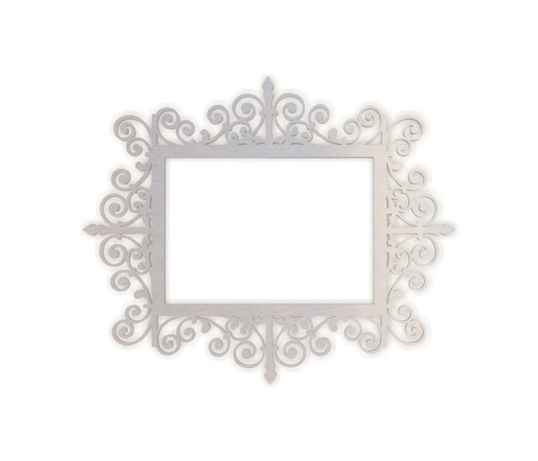 Metal Wall Art Doily Cutout - Elegant Wall Decor