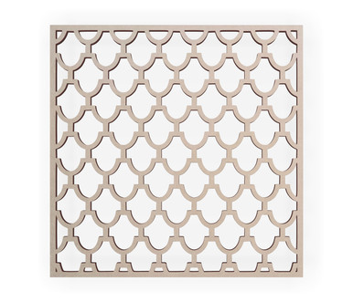 Crafted Mandala Wall Art: Roof Shingle