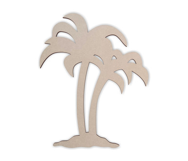 Transform Your Walls with a Wooden Palm Tree Shape Cutout