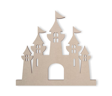 Elevate Your Decor with Wooden Princess Castle Wall Art
