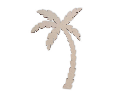 Wooden Palm Tree Shape - Tropical Paradise