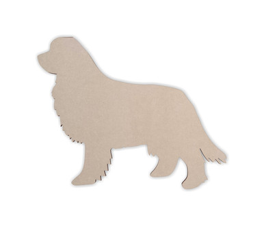 Newfoundland Wooden Dog Cutout - Graceful Wall Decor