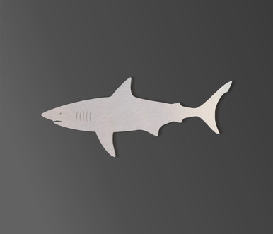 Metal Wall Art Metal Shark Shape - Playful Boys Room Decor